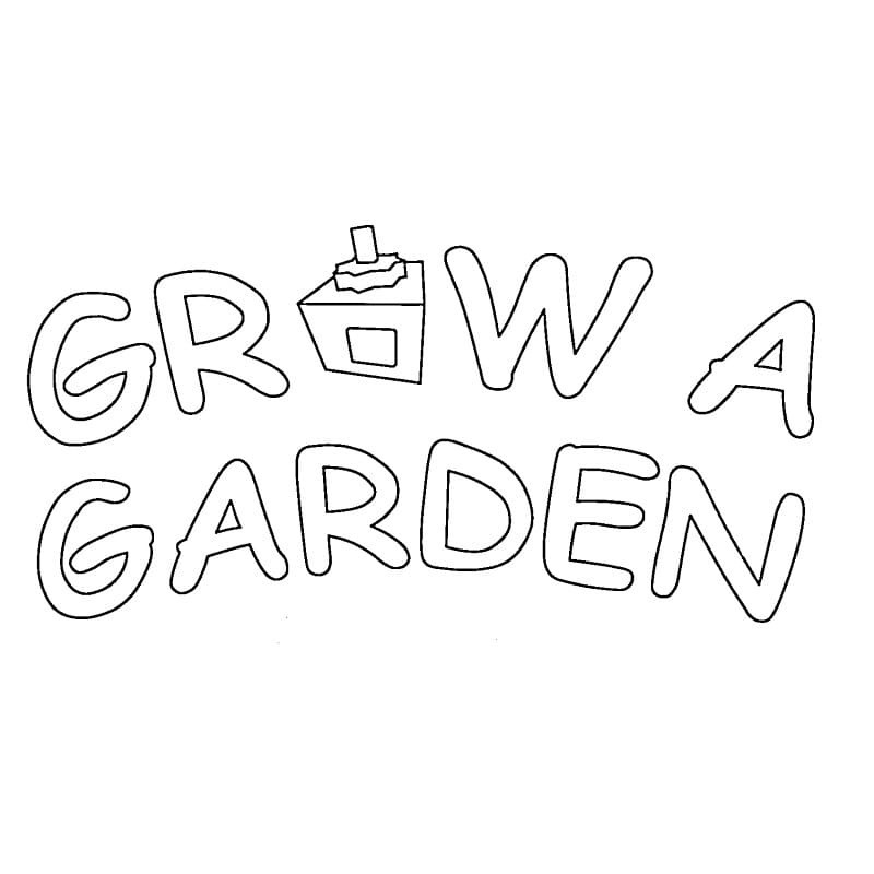 Grow a Garden kostenlos einfach Ausmalbilder. Kostenlos herunterladen ...